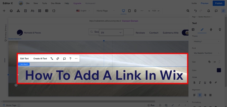 How To Add A Link In Wix | Wiksit